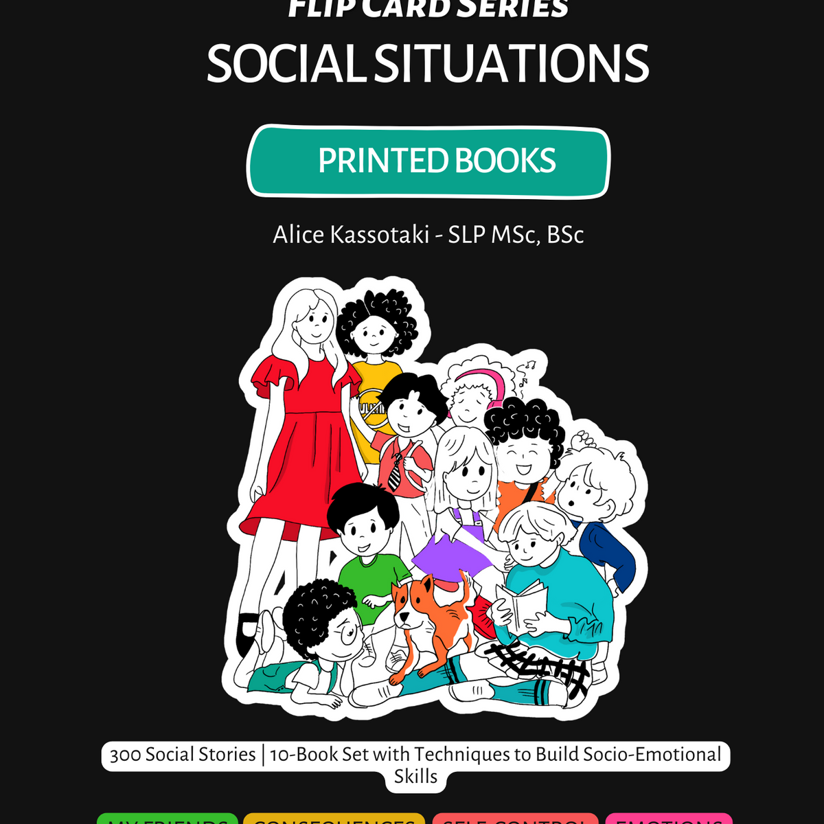 Social Situations | 300 Social Stories – Flip Card Series | SET OF 10 ...
