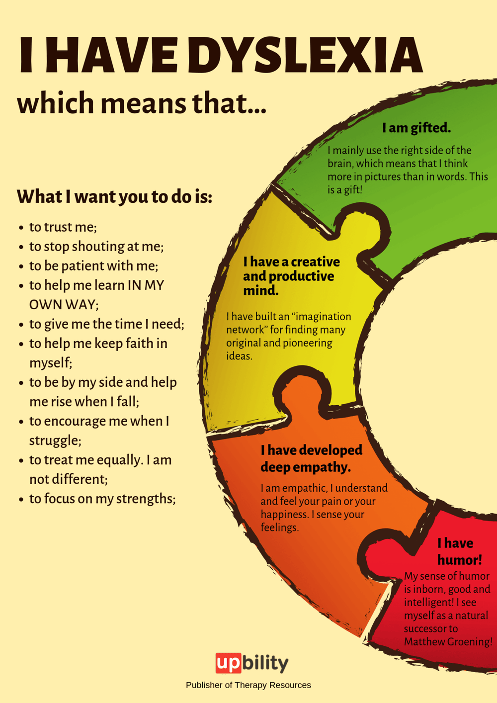 I have Dyslexia – Upbility Publications