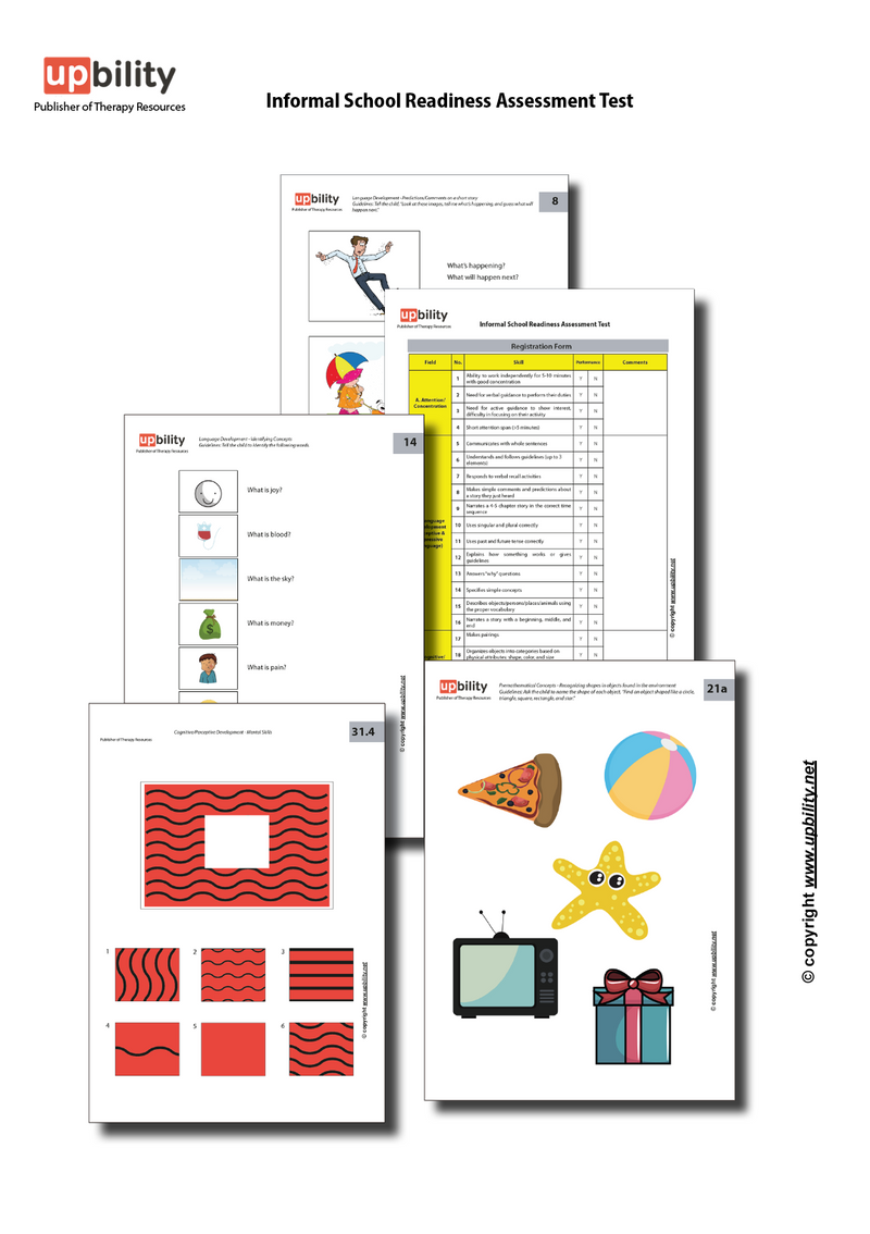 Informal School Readiness Assessment Test – Upbility Publications