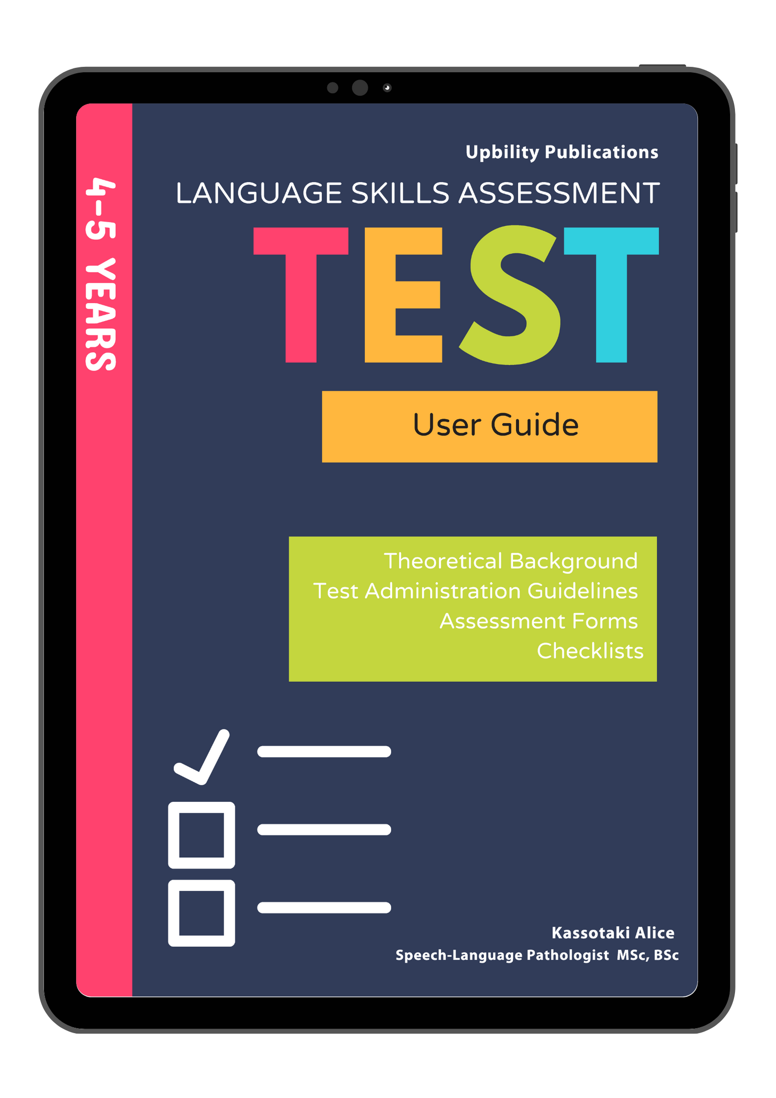 LANGUAGE SKILLS ASSESSMENT TEST | 4–5 years — Upbility Publications