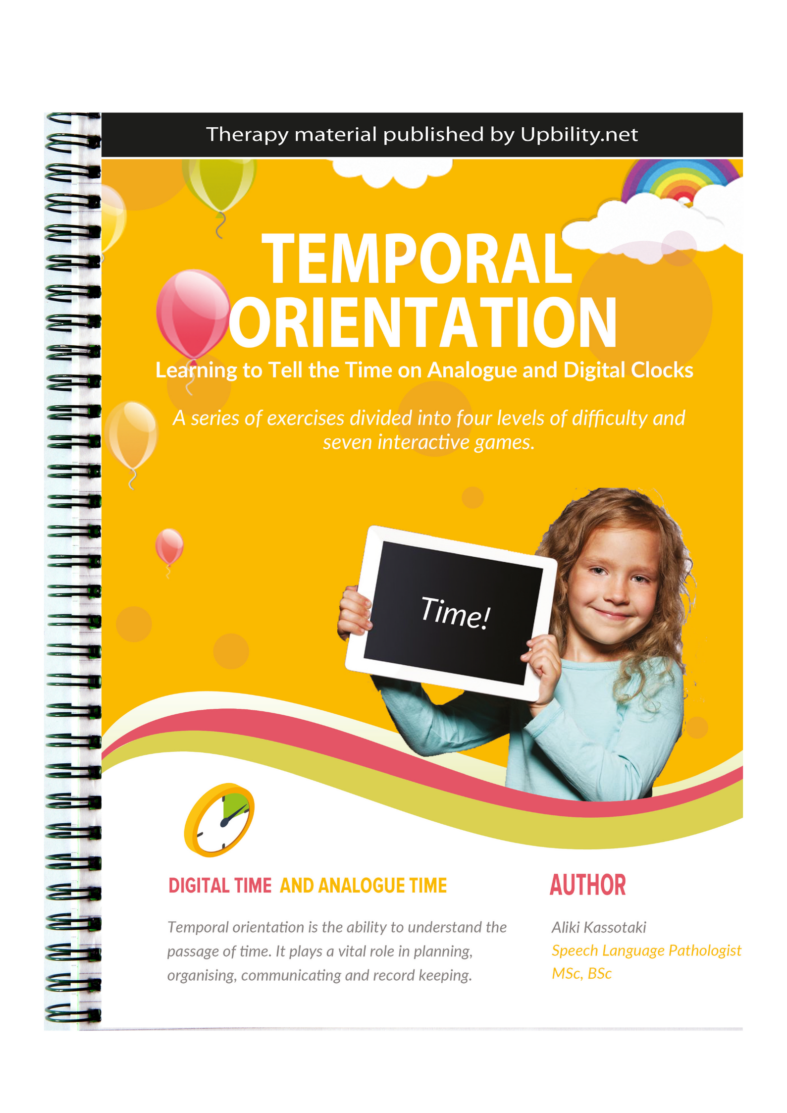 TEMPORAL ORIENTATION | Learning to Tell the Time on Analogue and Digit ...