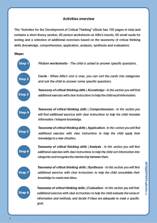 ACTIVITIES for the Development of CRITICAL THINKING — Upbility Publications