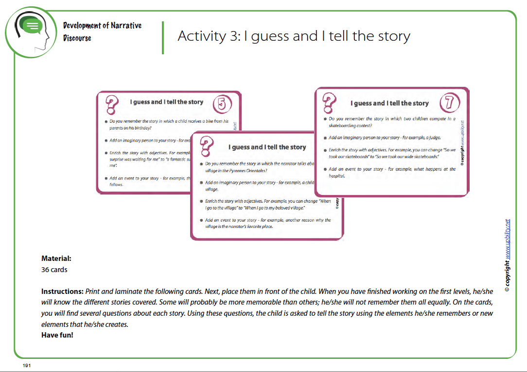 Development of narrative discourse in children and adolescents (8 to 1 ...