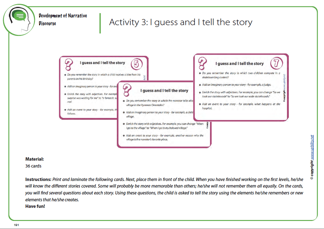Development of narrative discourse in children and adolescents (8 to 1 ...