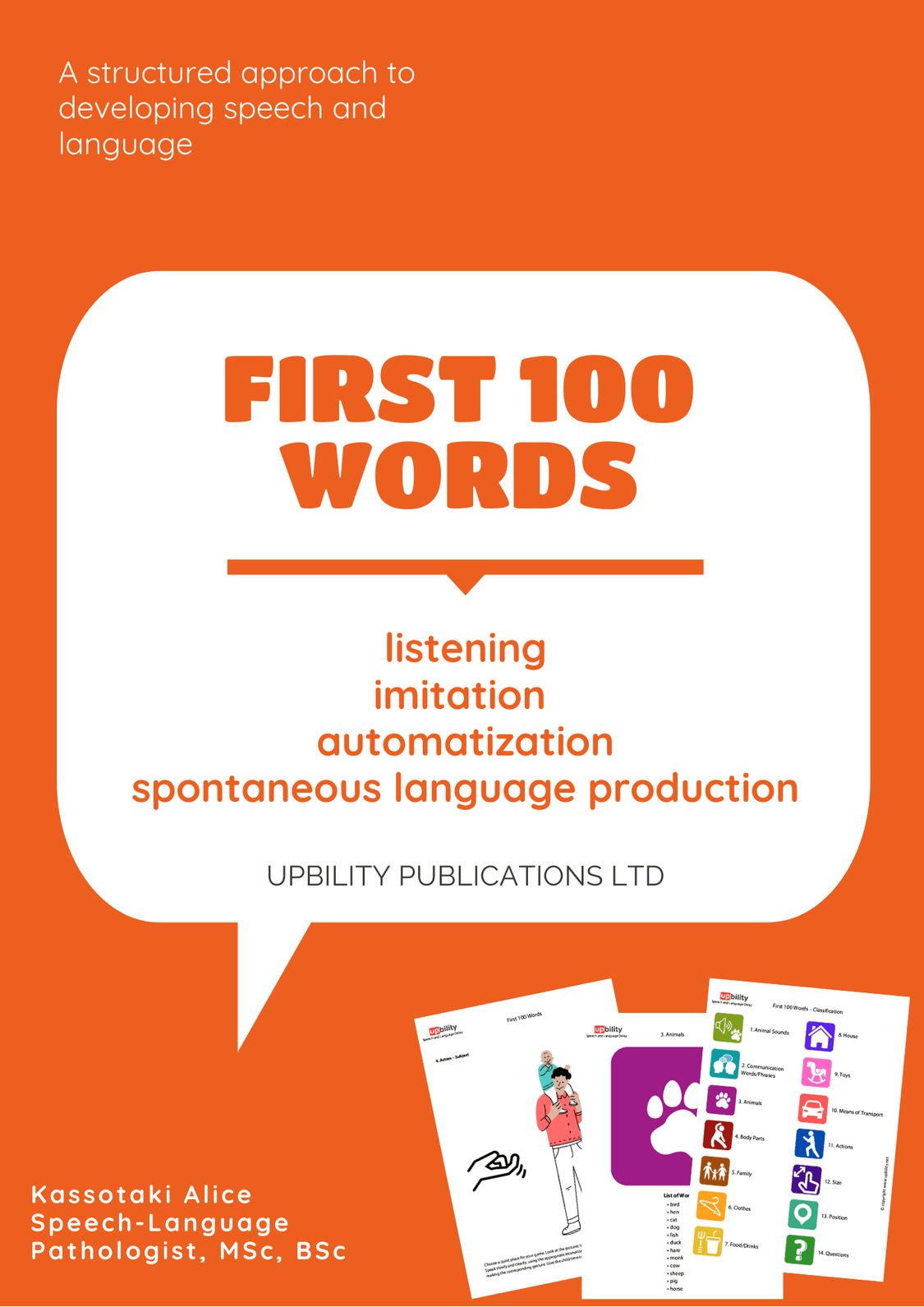 First 100 Words | A Guide to Developing Speech and Language – Upbility ...
