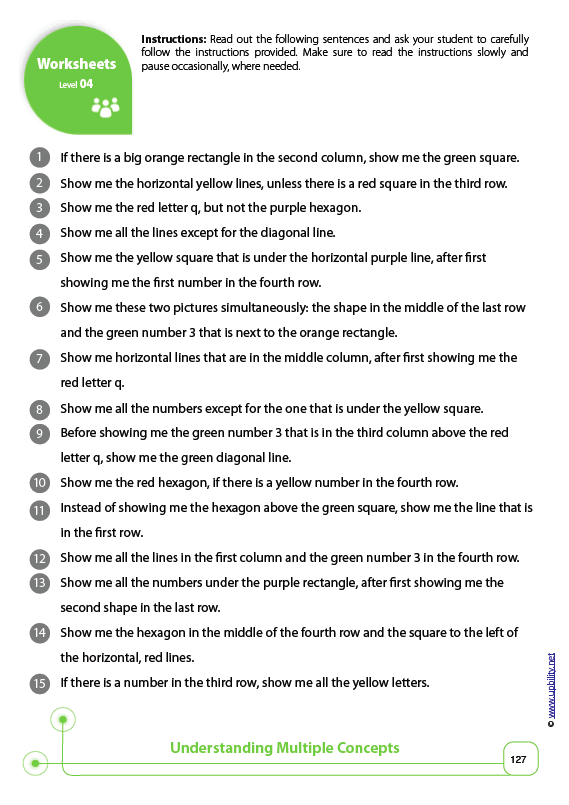 LANGUAGE PROCESSING SKILLS | Enhancing Comprehension — Upbility ...