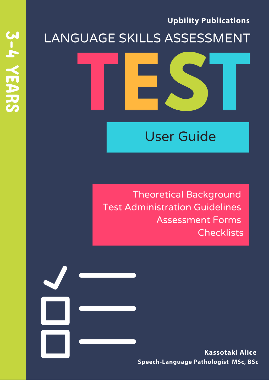 LANGUAGE SKILLS ASSESSMENT TEST | 3–4 years – Upbility Publications