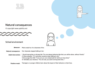 POCKET CARDS | Natural consequences — Upbility Publications