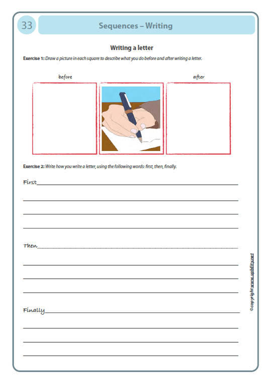 Sequences – Developing explanatory speech and writing — Upbility ...