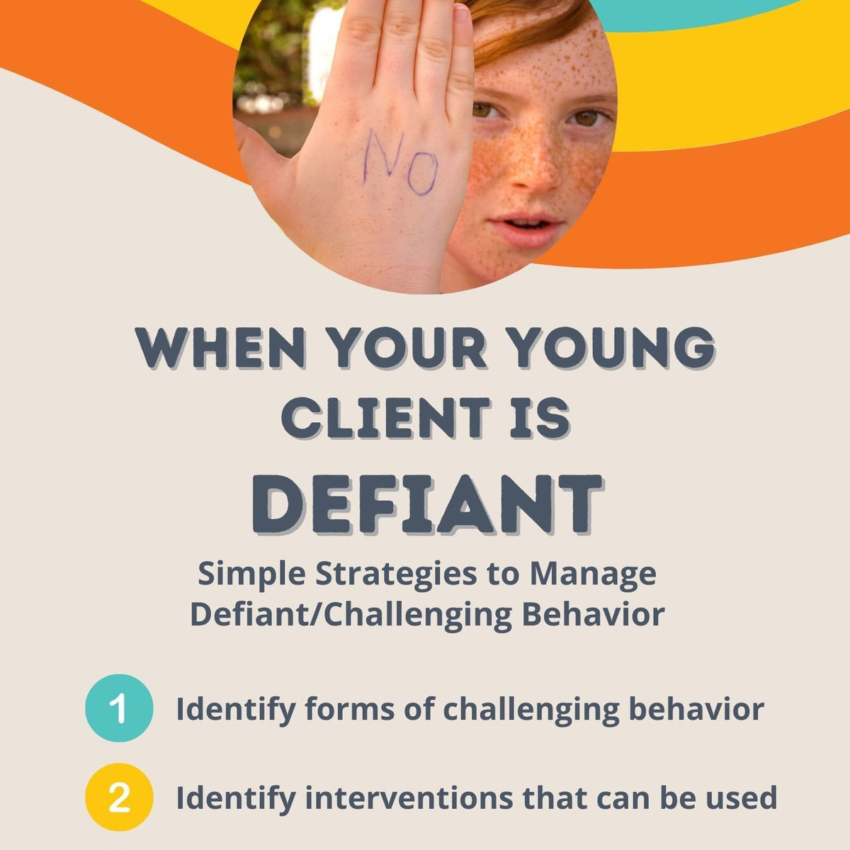 When Your Young Client is Defiant | Simple Strategies to Manage Defian ...